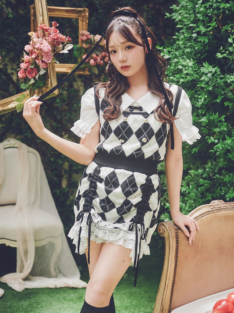 アーガイルニットスカート - Me roir(ミーロワール)のスカート｜ファッション通販 Ailand（アイランド）