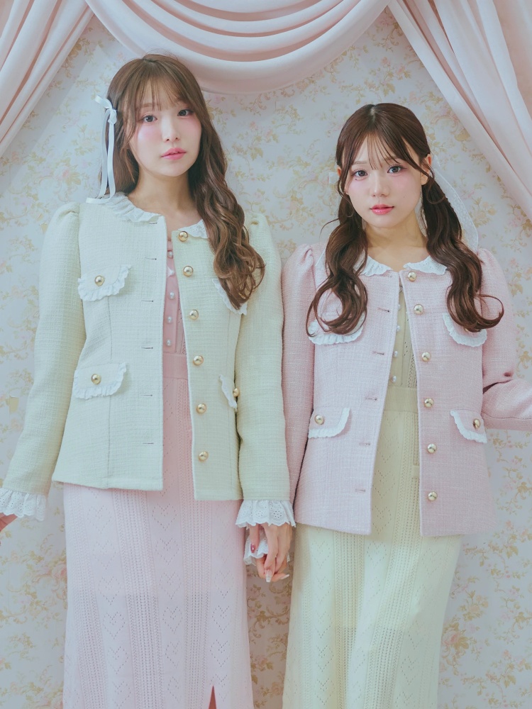 ツイードロングジャケット - Me roir(ミーロワール)のジャケット｜ファッション通販 Ailand（アイランド）