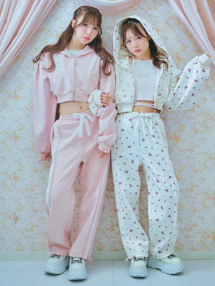 フリルジャージパンツ - Me roir(ミーロワール)のパンツ｜ファッション通販 Ailand（アイランド）